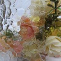 China High Transmittance Clear Patterned Tempered Glass For Doors And Widows for sale