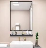 China Home Decoration Furniture Bathroom Wall Mirror Glass With Latest Style for sale