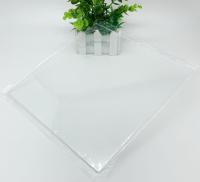 China Round Corner Ultra Clear Low Iron Tempered Glass with Low Self Explosion Rate for sale