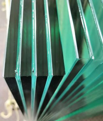 China Wholesale 6.38mm~40.28mm PVB Tempered Laminated Glass Custom Size Custom Thickness for sale
