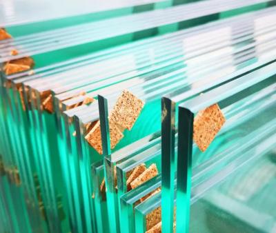 China China Manufacturer of 6.38mm-12.38mm Laminated Safety Glass for sale