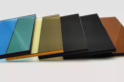 China 3-12mm Tinted Float Glass with Green, Blue, Grey, Bronze, Black Colors for sale