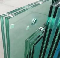 China 6.38mm 8.38mm 10.38mm 12.38mm 17.52mm 21.52mm Clear /Ultra Clear Grey Colored PVB EVA Tempered/Toughened Edge Polished /Safety /Glass Railing Laminated Glass for sale