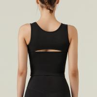 China Hollow Out Fitness Yoga Vest Tops Ladies Shockproof Running Bra for sale