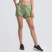 China Womens Pocket Yoga Pants 4 Way Stretch Casual Comfy Shorts Sports Running for sale