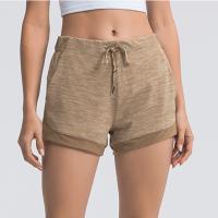 China Womens Pocket Yoga Pants 4 Way Stretch Casual Comfy Shorts Sports Running for sale