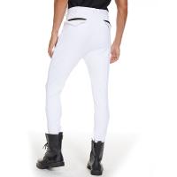 China White Men Horse Riding Legging Half Knee Silicone Equitacion Breeches for sale