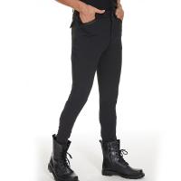 China Black High Waisted Jodhpurs Breeches Horse Riding Pants For Male 320gsm for sale