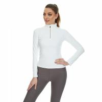 China Purple Horse Riding Base Layer Women Equestrian Shirts Elastic Clothing for sale