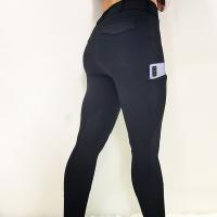 China Knee Grip Horse Riding Leggings Four Way Stretch Women Equestrian Pants for sale