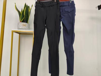 China Knee Grip Horse Riding Leggings Four Way Stretch Women Equestrian Pants for sale