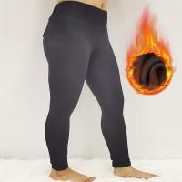 China Full Seat Grip Winter Thick Warm Fleece Horse Riding Pants Equestrian Leggings for sale