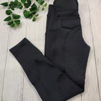 China Full Seat Grip Winter Thick Warm Fleece Horse Riding Pants Equestrian Leggings for sale