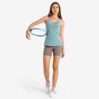 China Multi Straps Cross Back Sports Bra Cool Breathable Yoga Tank Top With Removable Cup for sale