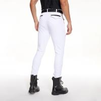 China White Knee Silicone Grips Horse Riding Pants Anti - Pilling Equestrain Breeches for sale
