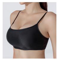 China Custom Womens Golf Clothes Sling Sports Bra And Shorts Skirt Two - Piece High Elastic for sale