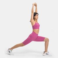 China Plus Size Casual Sports Yoga Pants Waist Cross Pockets Shorts Women Gym for sale