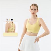 China Nylon Water Drop Yoga Bra High-intensity Women Sports Underwear for sale