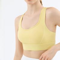 China Nylon Water Drop Yoga Bra High-intensity Women Sports Underwear for sale