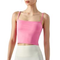 China Elastic Slim Simple Running Sports Underwear Ladies Sports Tank Tops for sale