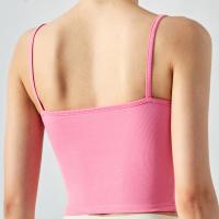 China Elastic Slim Simple Running Sports Underwear Ladies Sports Tank Tops for sale