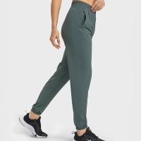 China Elastic Waist Yoga Sports Pockets Jogger Pants Women Workout Running Trouser for sale