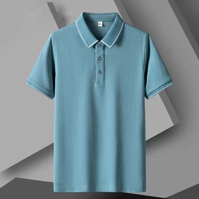 China Thin Cool Men'S Short Sleeved T Shirt Lapel Polo Tops Horse Riding for sale