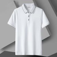 China Thin Cool Men'S Short Sleeved T Shirt Lapel Polo Tops Horse Riding for sale