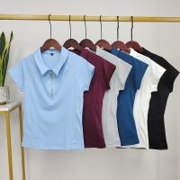 China 6 Colors Quick Dry Women Horse Riding Base Layer Long Sleeve Half Zipper Shirts for sale