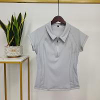 China 6 Colors Quick Dry Women Horse Riding Base Layer Long Sleeve Half Zipper Shirts for sale