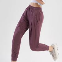 China Champion Women's Jersey Joggers Pocket Yoga Pants Loose Breathable for sale