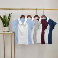 China Burgundy Women Horse Riding Polo Shirts Half Zipper Equestrian Base Layer for sale
