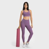 China Multi Strand Cross Straps Sports Bra Womens High Elastic Yoga Bra for sale