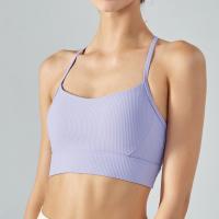 China Nylon T Back Sports Underwear Bra Shockproof Women Fitness`Bra for sale