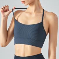 China Nylon T Back Sports Underwear Bra Shockproof Women Fitness`Bra for sale