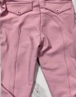 China 100cm - 175cm Pink Four Way Stretch Horse Riding Pants Leggings For Kids for sale