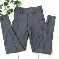 China Girls Horse Riding Leggings With Side Pockets Kids Equestrian Breeches 280gsm for sale