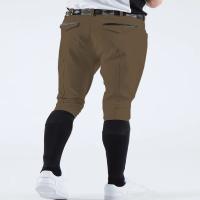 China 320gsm Horse Riding Pants 6-15 Years Old Boys Brown Knee Silicone Eqeustrian Breeches for sale
