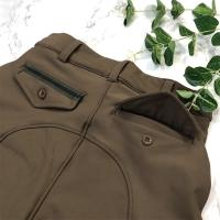 China 320gsm Horse Riding Pants 6-15 Years Old Boys Brown Knee Silicone Eqeustrian Breeches for sale