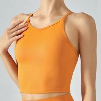China Soft Womens Sports Top Thin Shoulder Belt Breathable Fitness Bra for sale