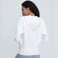 China Pink Sports Loose Hoodie With Pocket Women's Training Running Sweater XL for sale