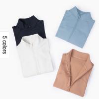 China Full Zipper Horse Riding Tops With Thumb Hole Winter Fleece Equestrian Jacket for sale