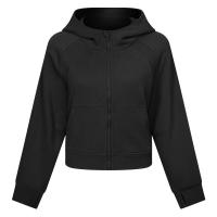 China Winter High Collar Full Zip Riding Womens Sports Jacket Hoodies With Hat for sale