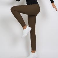 China Full Seat Silicone Horse Riding Breeches Women Equestrian Traning Leggings Brown for sale