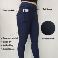 China XL Equestrian Breeches With 2 Pockets Women 5 Colors Horse Riding Leggings for sale