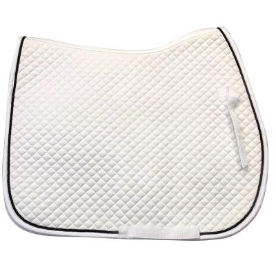 China Lightweight White Horse Riding Pad 100% Honeycomb Cloth for sale