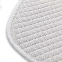 China Lightweight White Horse Riding Pad 100% Honeycomb Cloth for sale