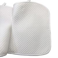 China Lightweight White Horse Riding Pad 100% Honeycomb Cloth for sale