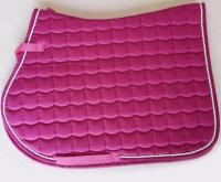 China Custom Logo Reflective Silver Equestrian Saddle Pads Horsing Equipment In Spring for sale