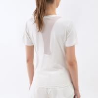 China Mesh Breathable Horse Riding Tops Women Eqestrian Sport Short Sleeve Base Layer for sale